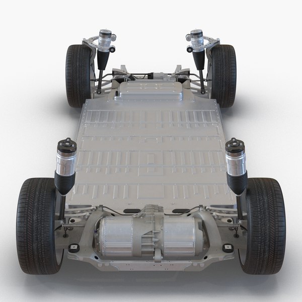 tesla s chassis 2 3d max