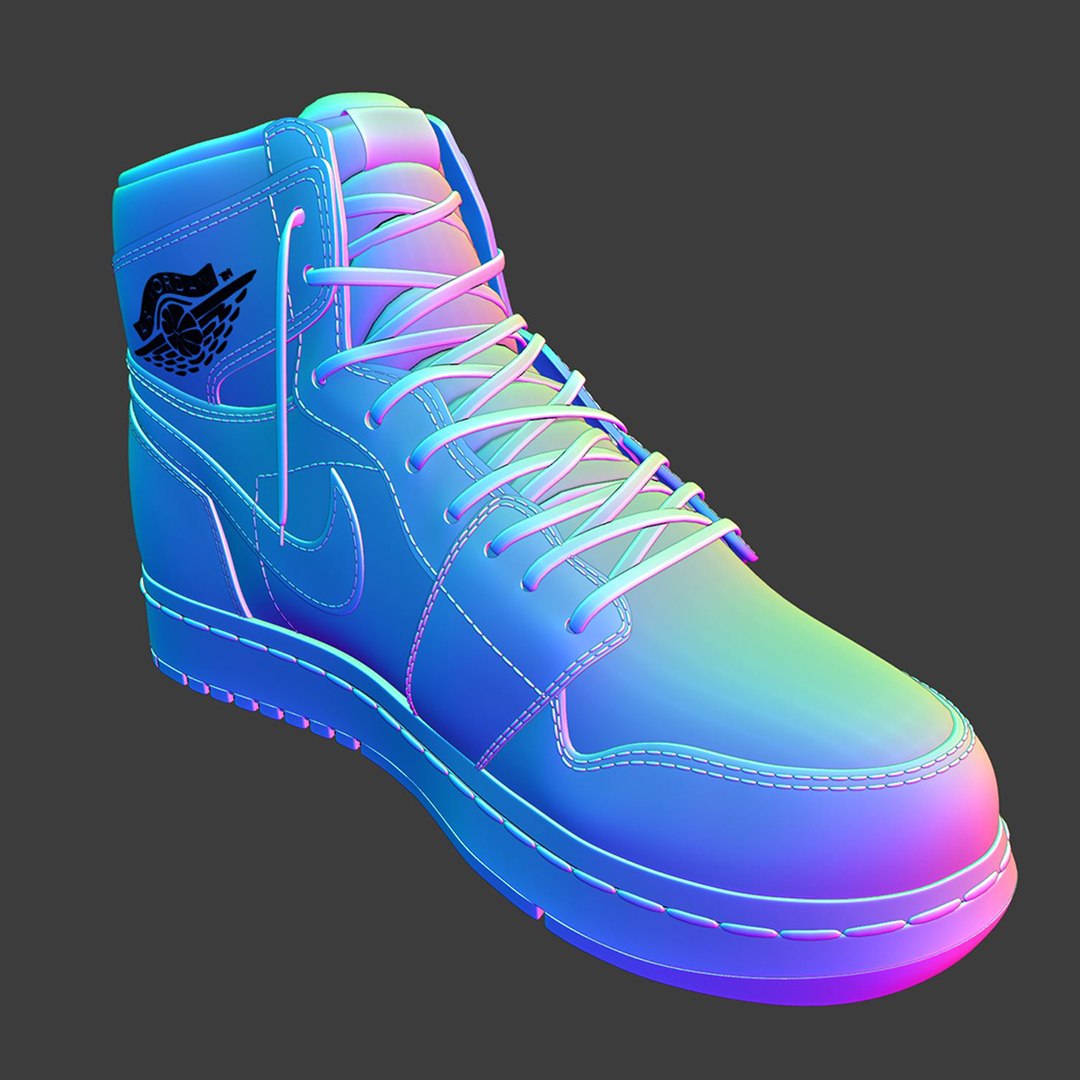 3D Jordan 1s Shoe - TurboSquid 2062763