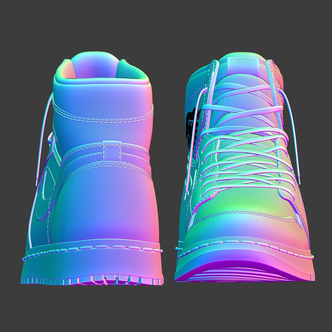 3D Jordan 1s Shoe - TurboSquid 2062763