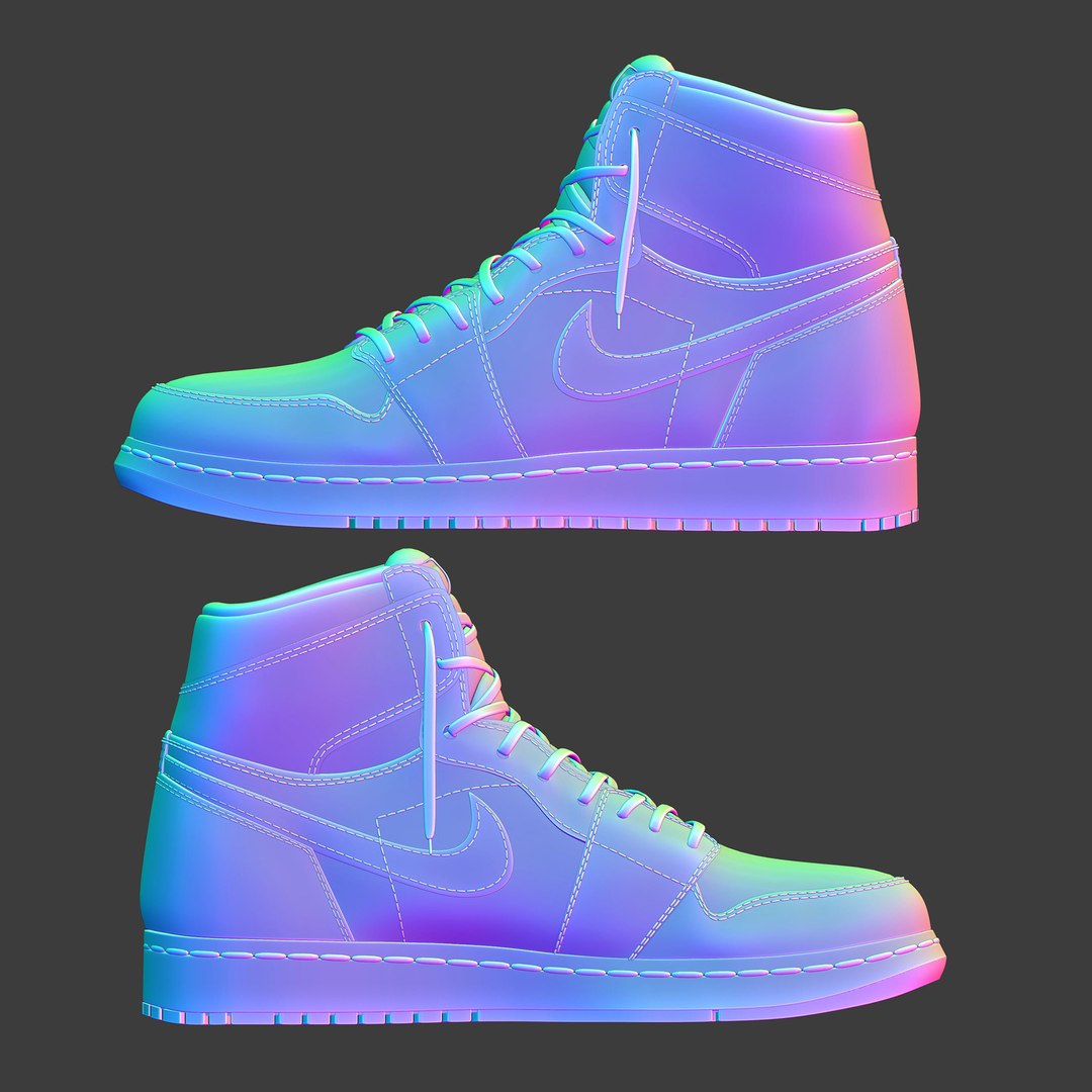 3D Jordan 1s Shoe - TurboSquid 2062763