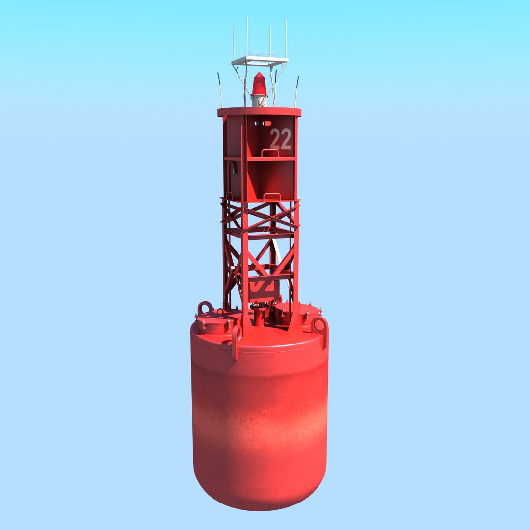 Navigational Buoy 3d Model