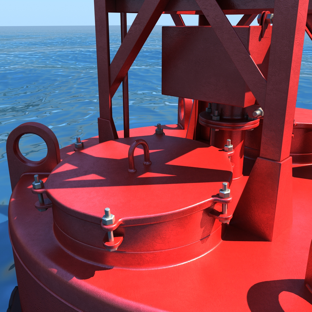 navigational buoy 3d model