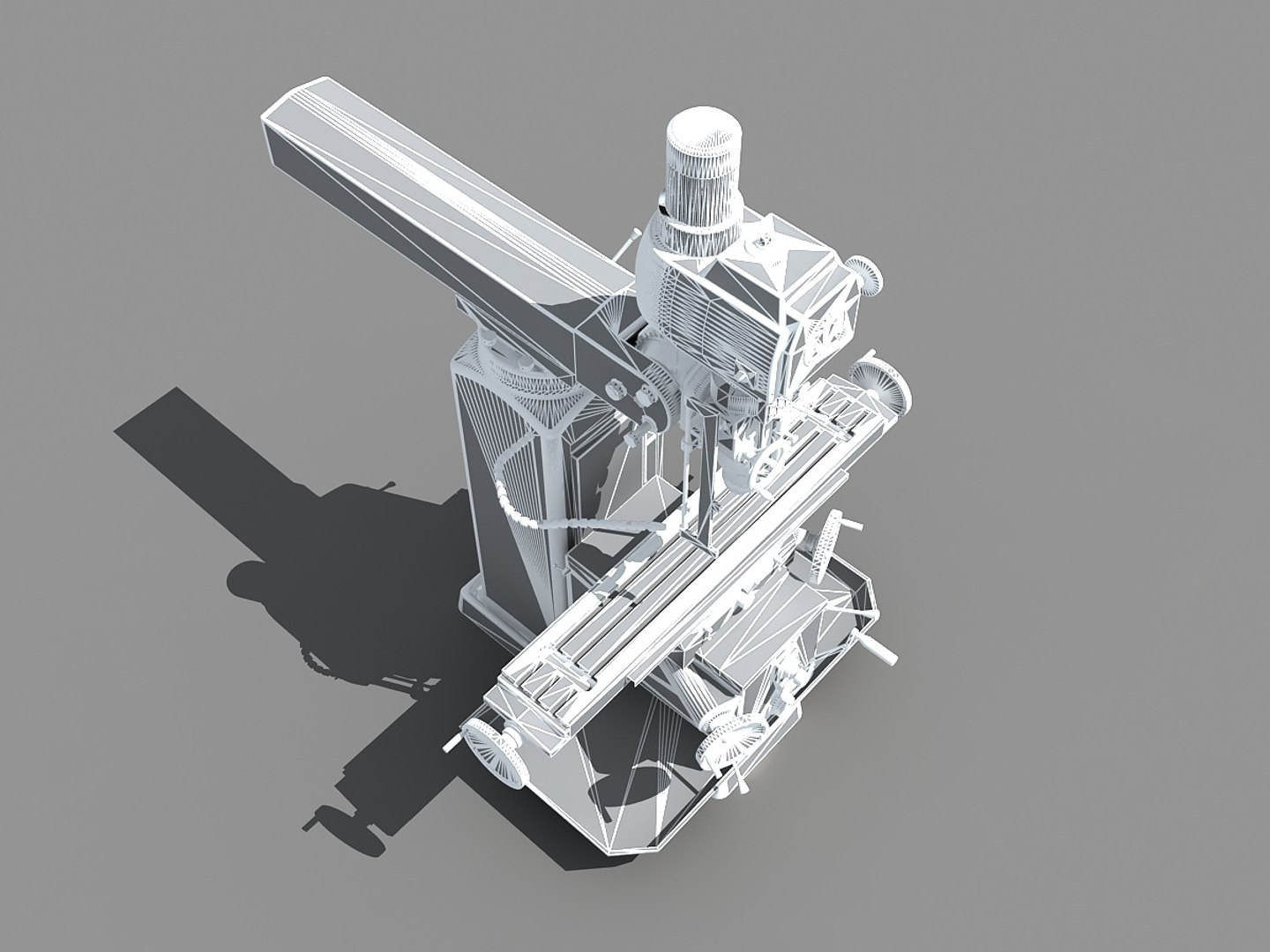 Milling Machine 3D Model - TurboSquid 1193904
