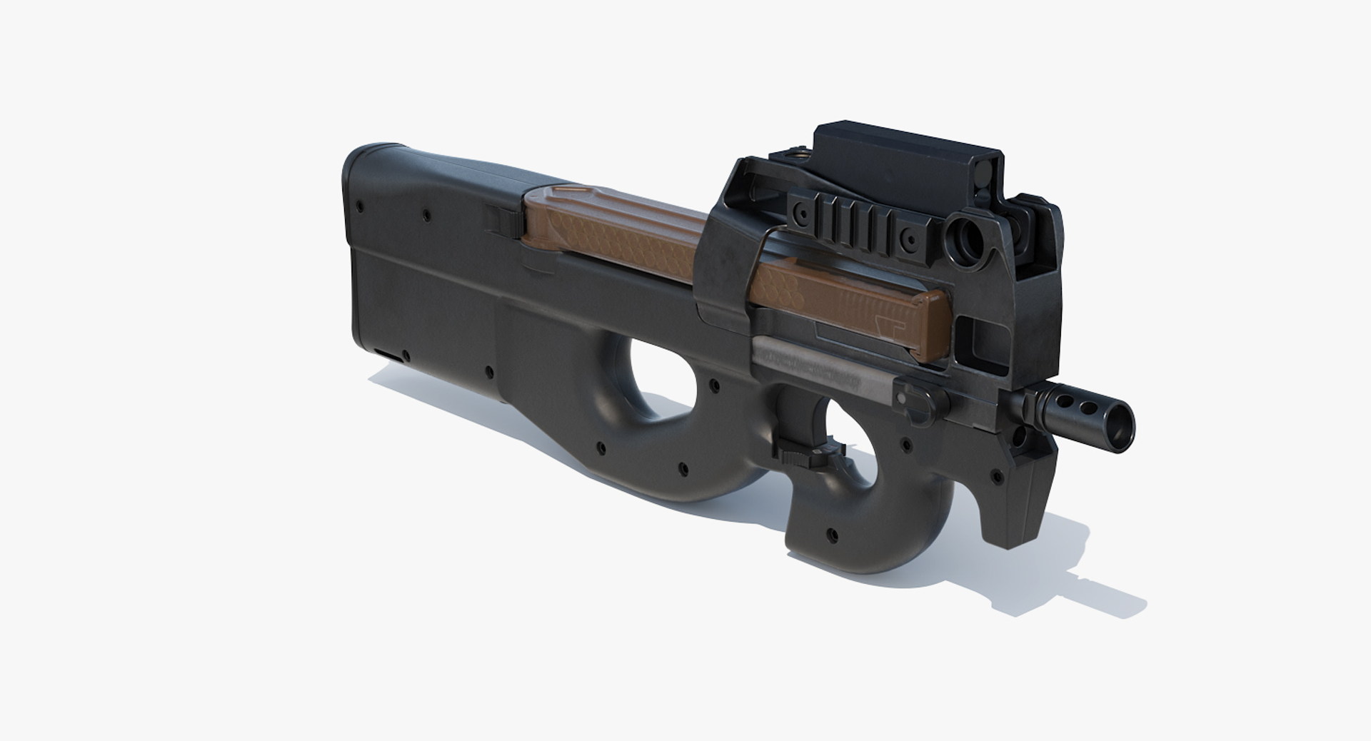 Fn P90 Personal Defense 3D Model - TurboSquid 1187183