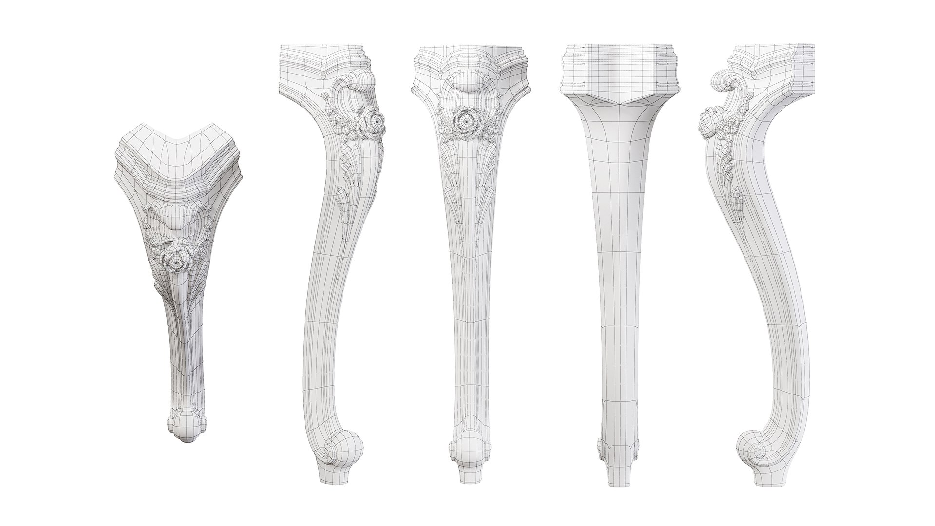 Classic Leg 078 3D Model - TurboSquid 2121137