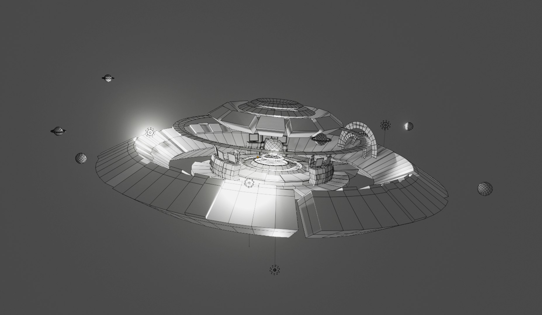 3D Spacecraft Model - TurboSquid 2180341