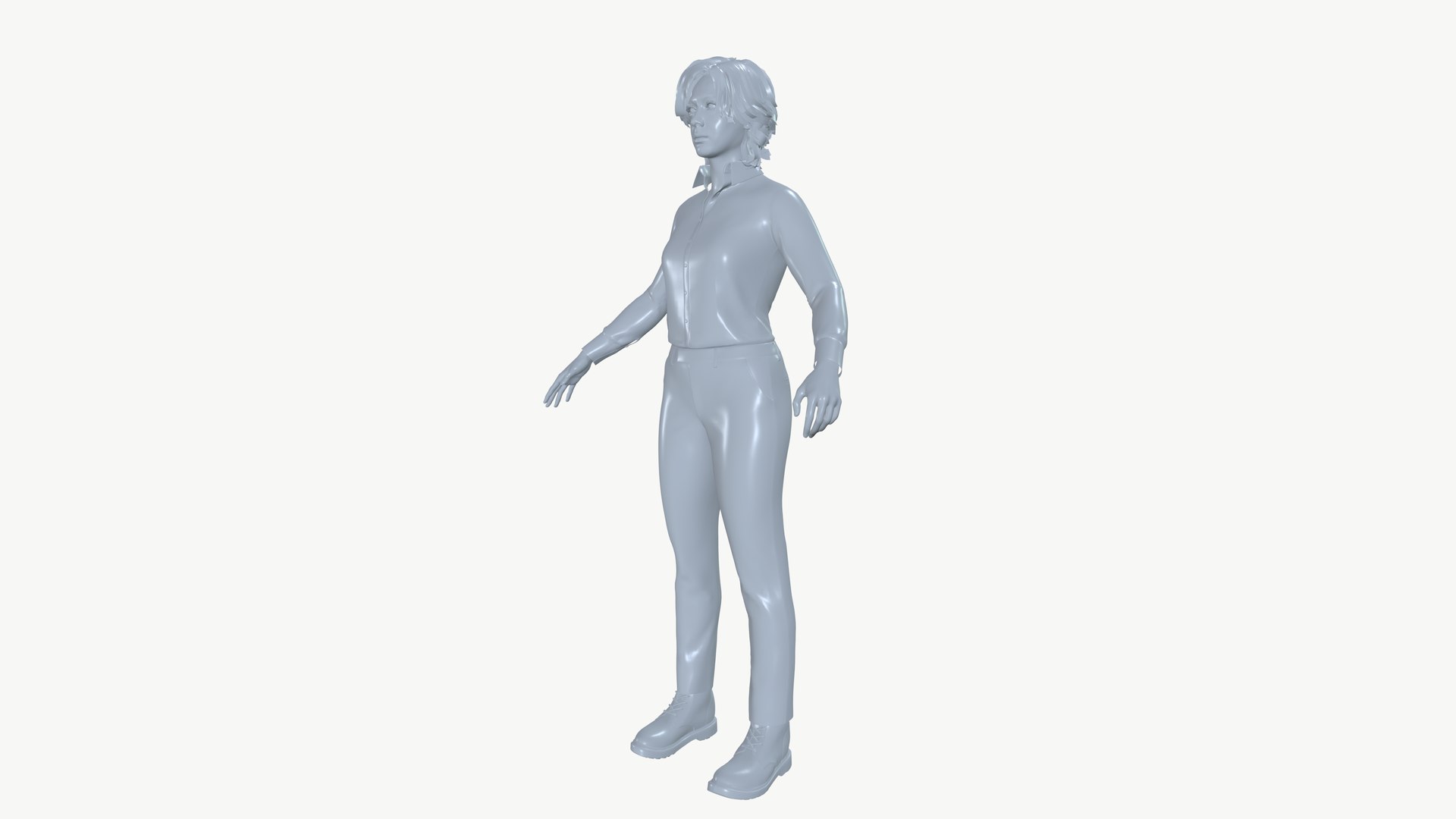 3D Female Character - TurboSquid 2292461