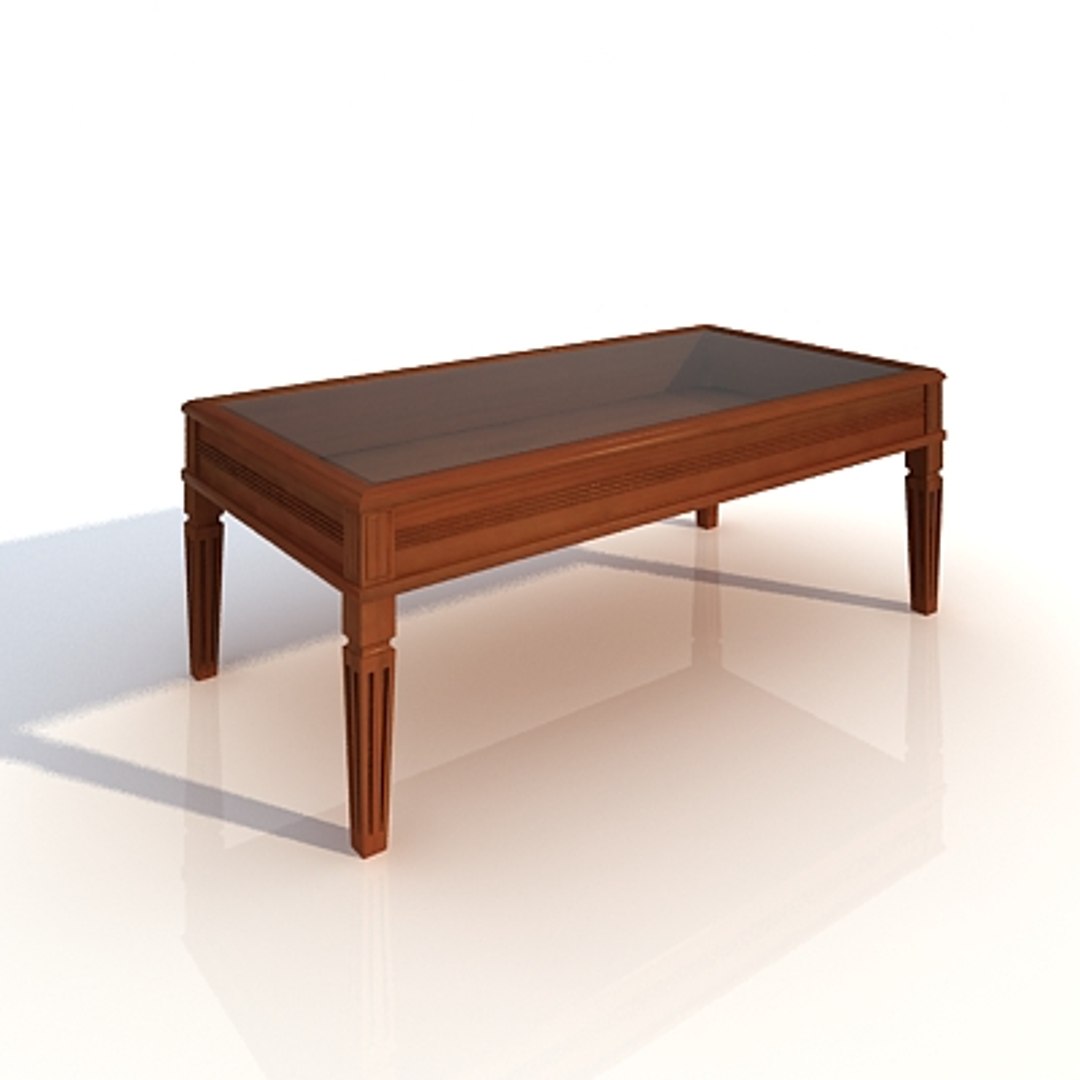 classic table 3d model