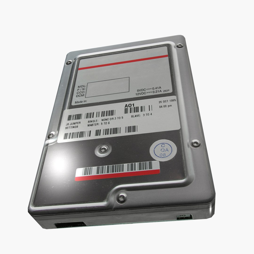 3d Model Of Hard Disk