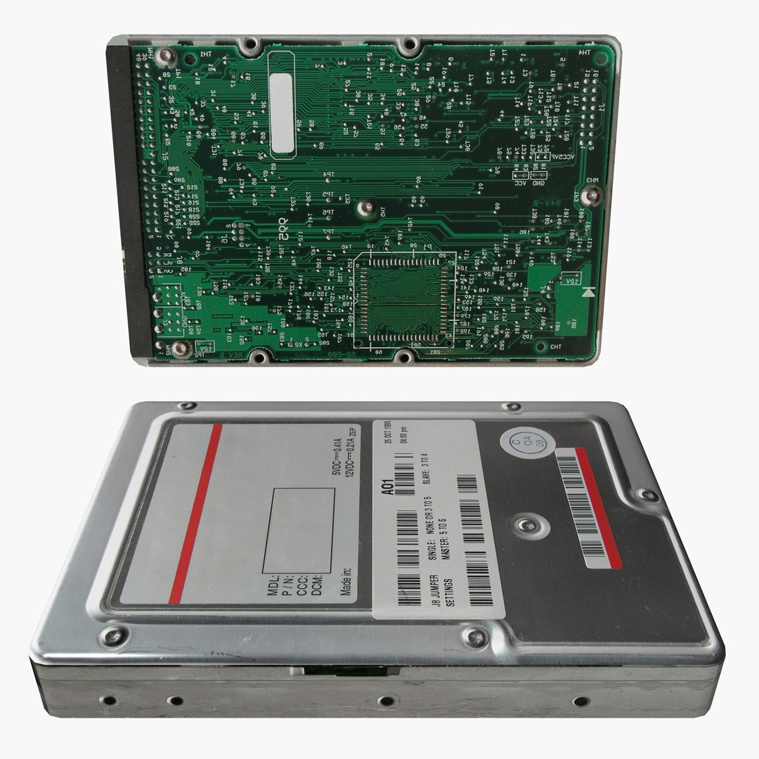 3d Model Of Hard Disk