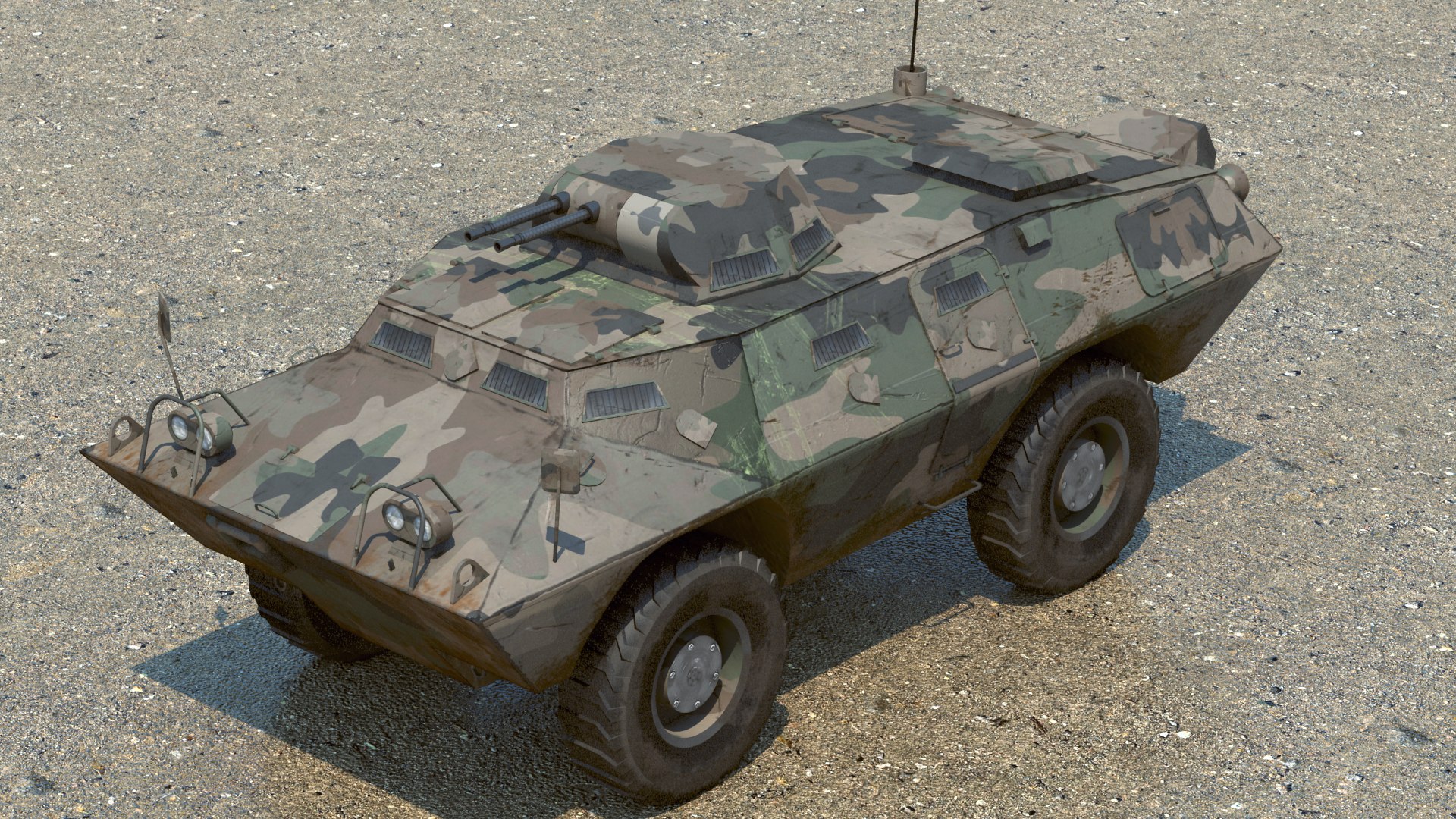 Cadillac Gage Commando Model - TurboSquid 1336281