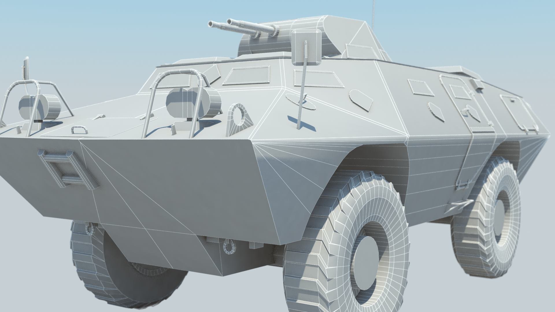 Cadillac gage commando model - TurboSquid 1336281