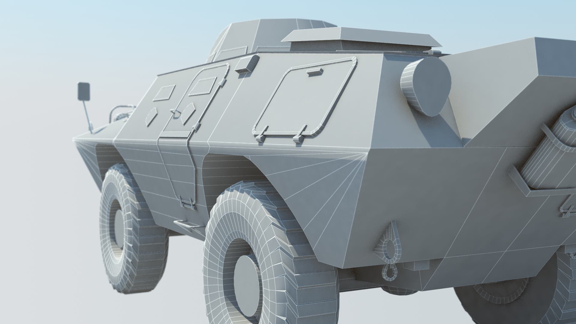 Cadillac gage commando model - TurboSquid 1336281