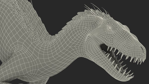 Indoraptor Crouching Pose 3D 모델 - TurboSquid 1884903