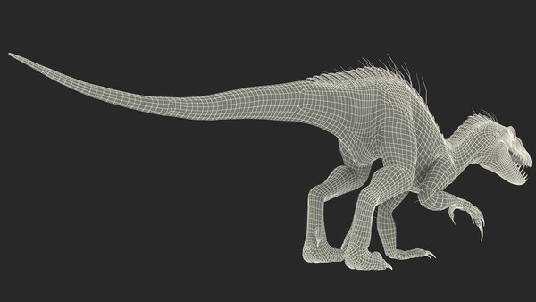 3D Indoraptor Crouching Pose model - TurboSquid 1884903