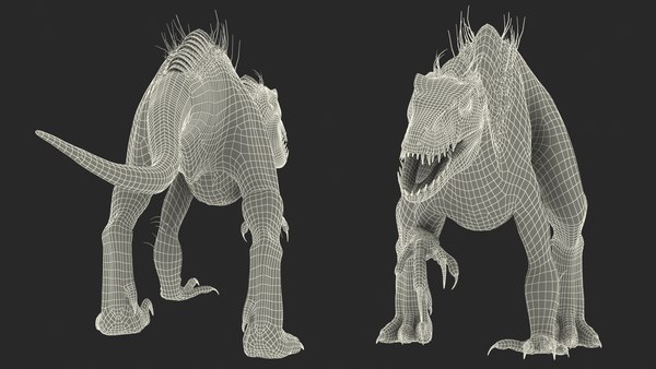 3D Indoraptor Crouching Pose model - TurboSquid 1884903