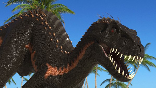 3D Indoraptor Crouching Pose model - TurboSquid 1884903