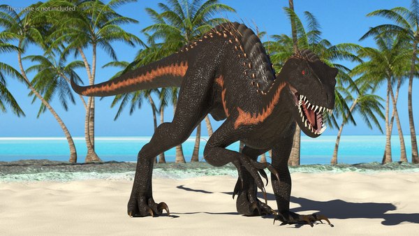 3D Indoraptor Crouching Pose model - TurboSquid 1884903