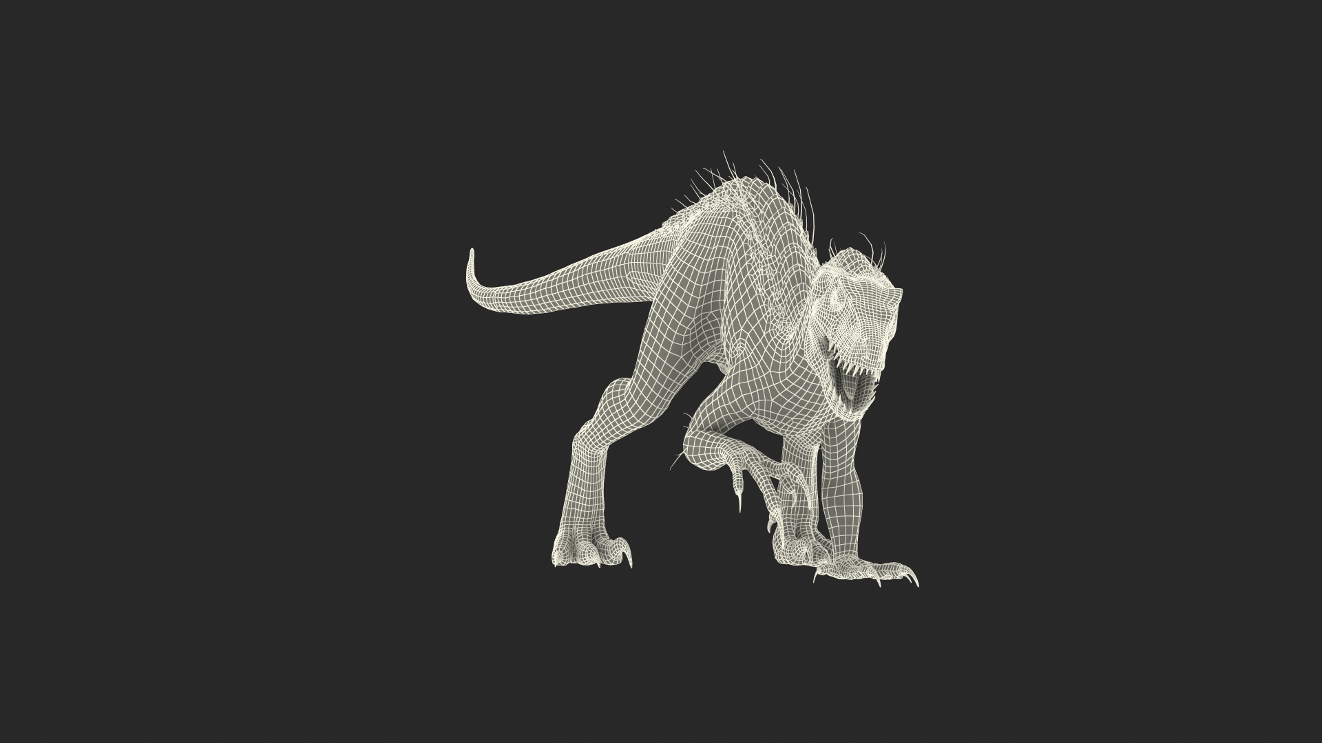 3D Indoraptor Crouching Pose Model - TurboSquid 1884903