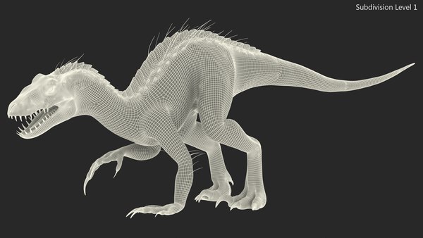 3D Indoraptor Crouching Pose model - TurboSquid 1884903