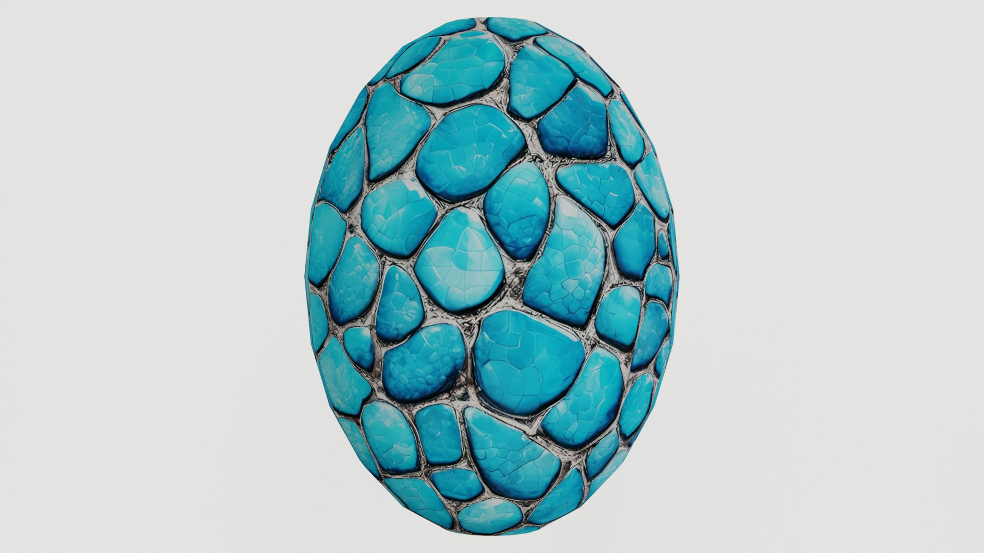 Lowpoly Ocean Dragon Egg Collection V2 3D Model - TurboSquid 2289110