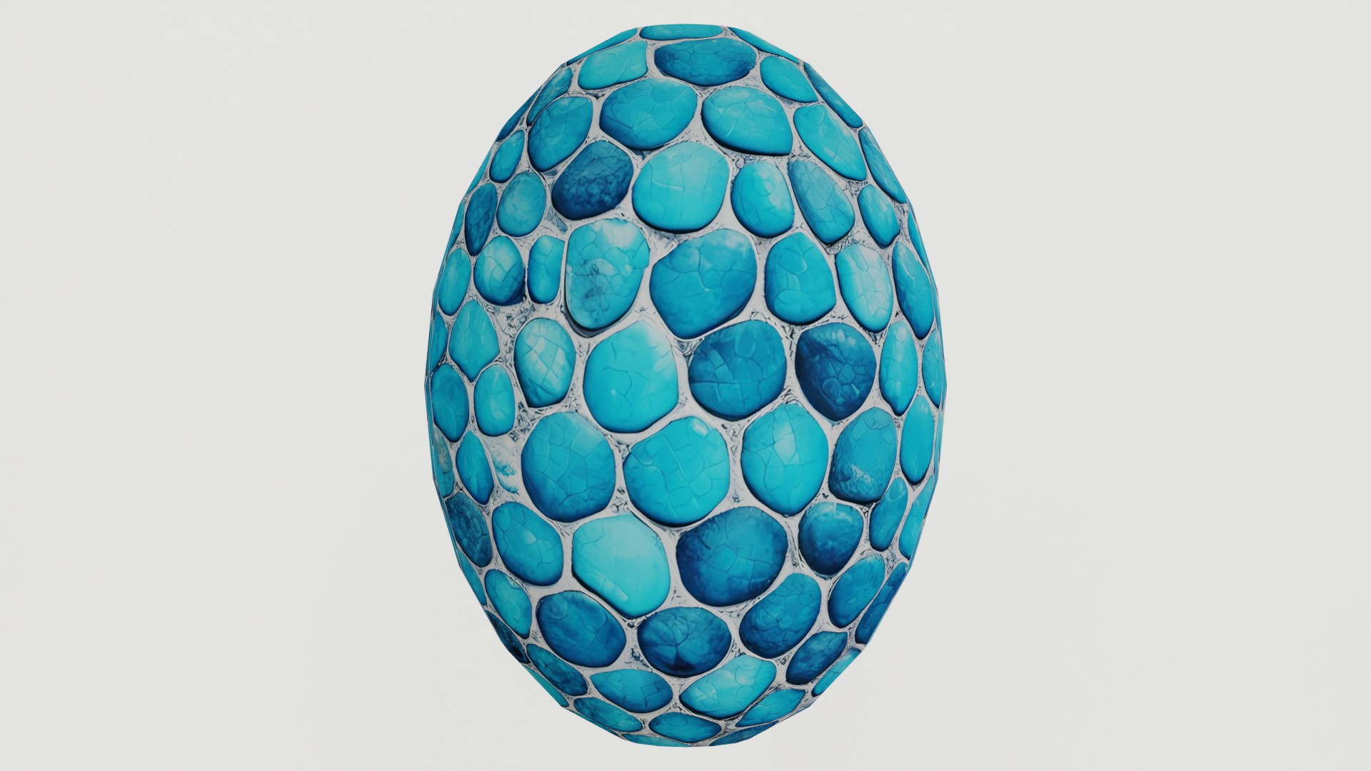 Lowpoly Ocean Dragon Egg Collection V2 3D Model - TurboSquid 2289110