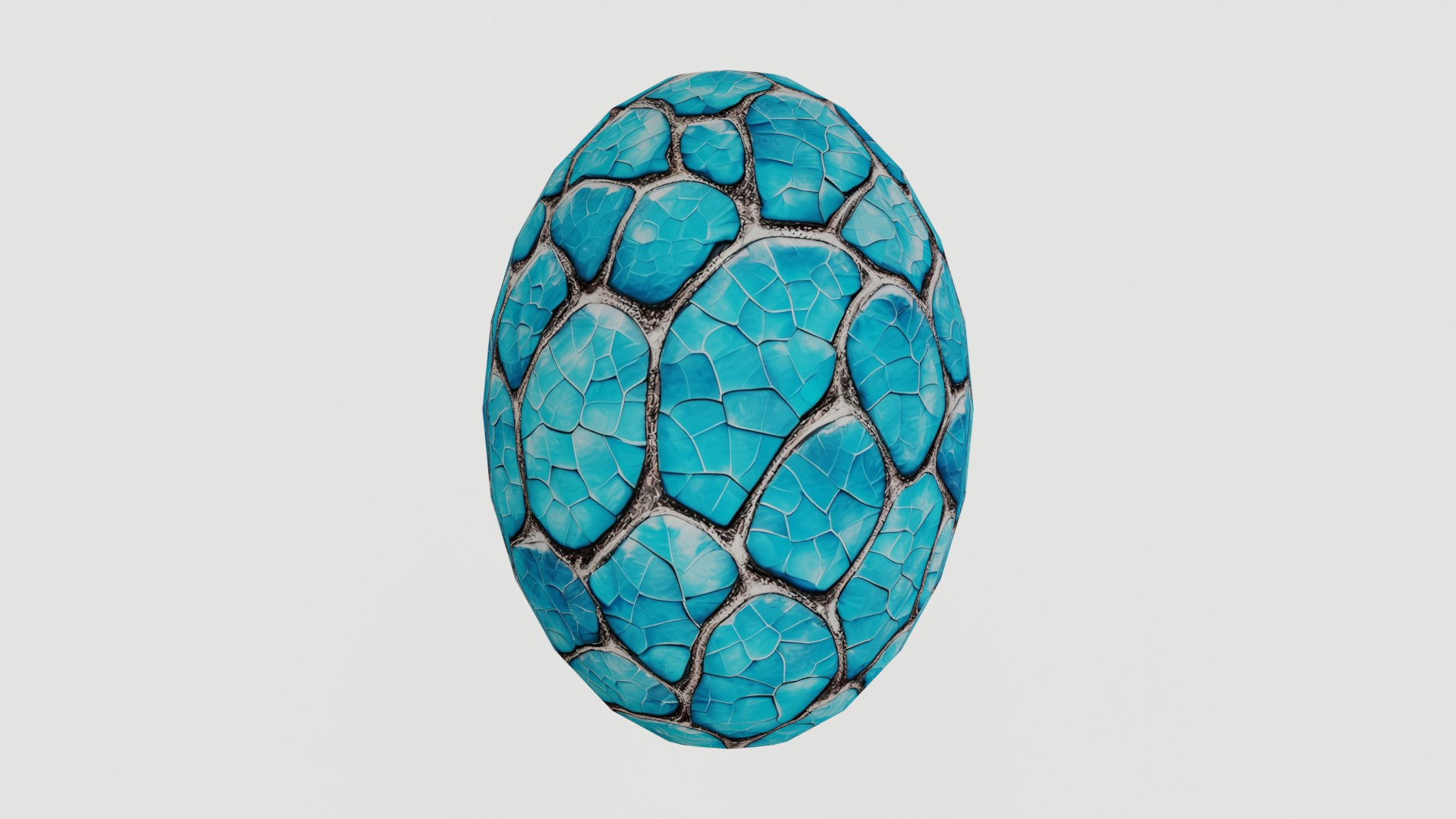 Lowpoly Ocean Dragon Egg Collection V2 3D Model - TurboSquid 2289110