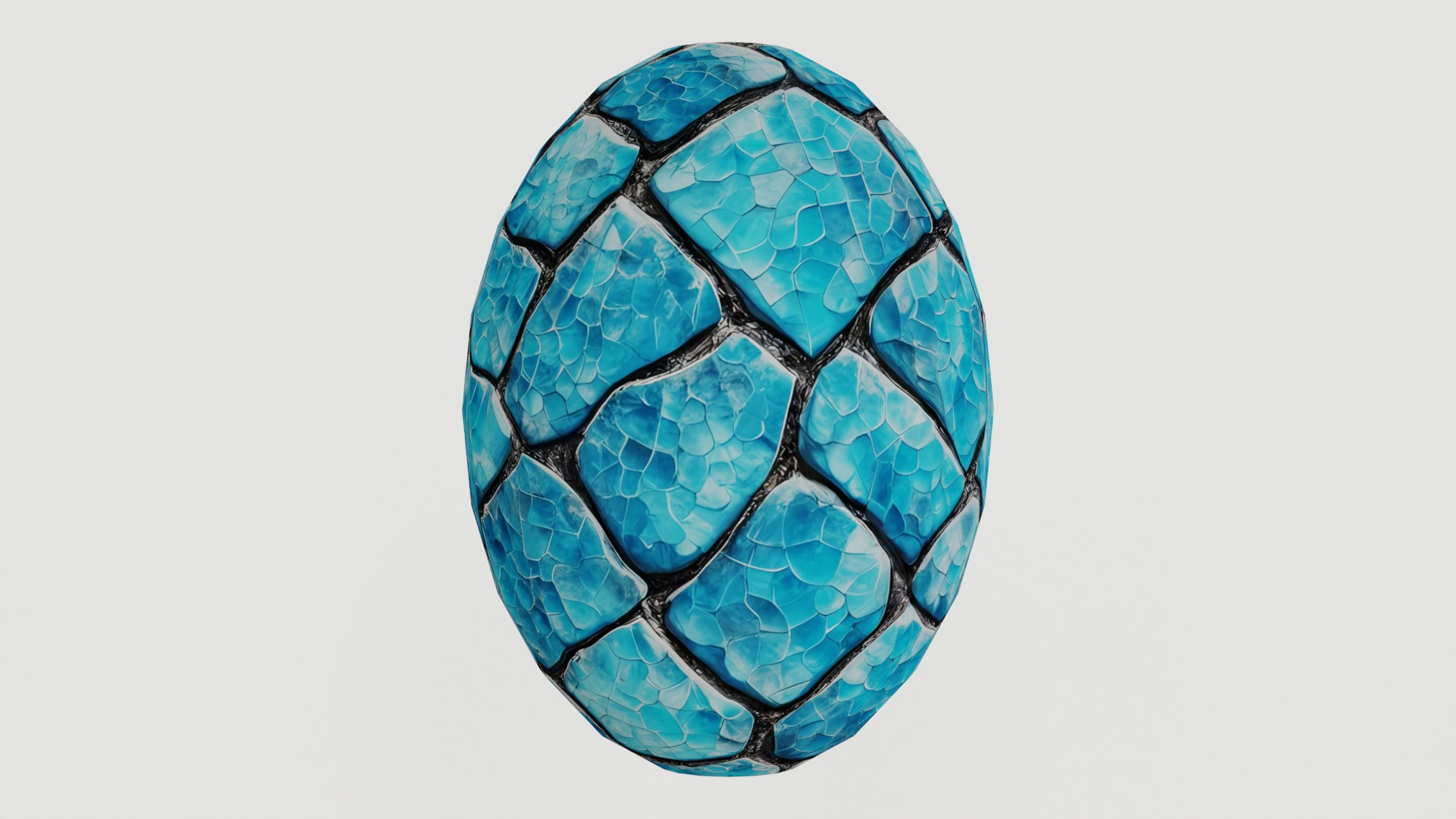 Lowpoly Ocean Dragon Egg Collection V2 3D Model - TurboSquid 2289110
