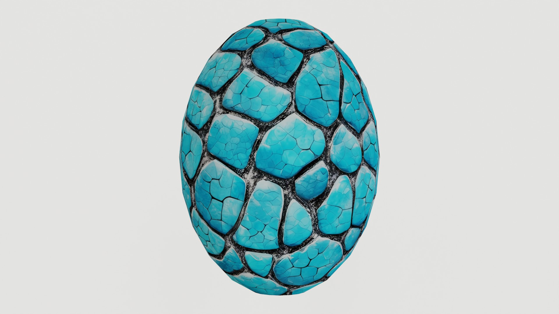 Lowpoly Ocean Dragon Egg Collection V2 3D Model - TurboSquid 2289110