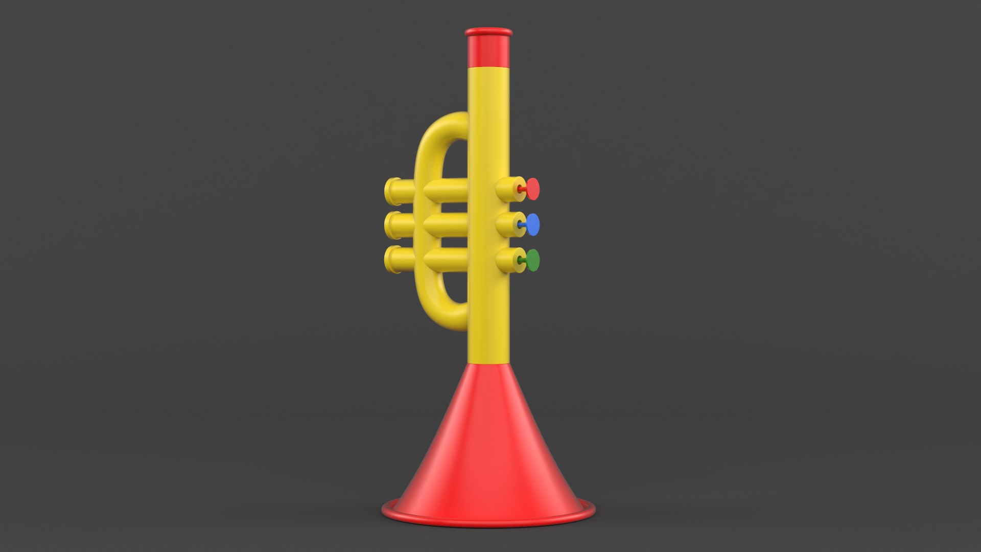 Trumpet Toy 3D Model - TurboSquid 1975834