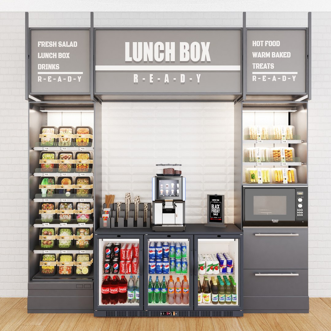 Lunch Box Counter LB01 3D 모델 - TurboSquid 2012704