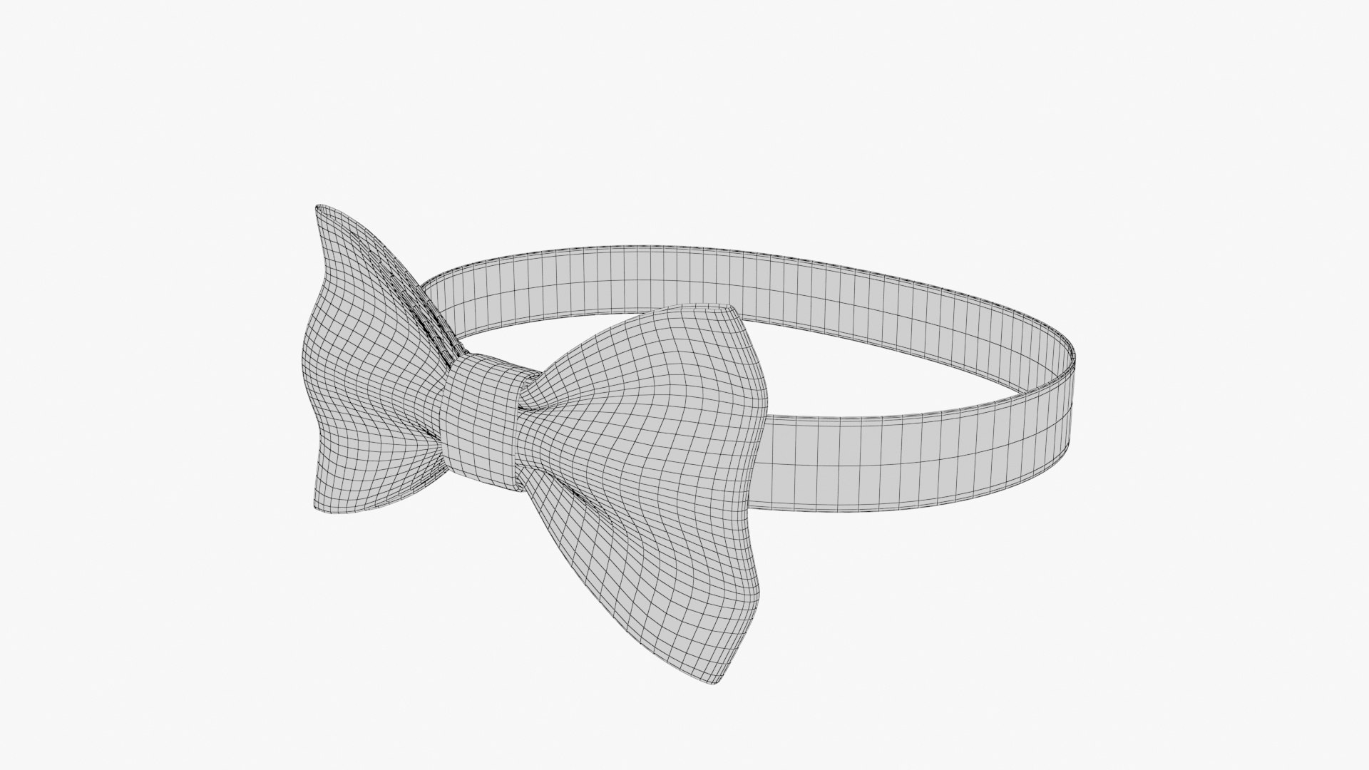 3D Realistic Bow Tie 02 Model - TurboSquid 1530039