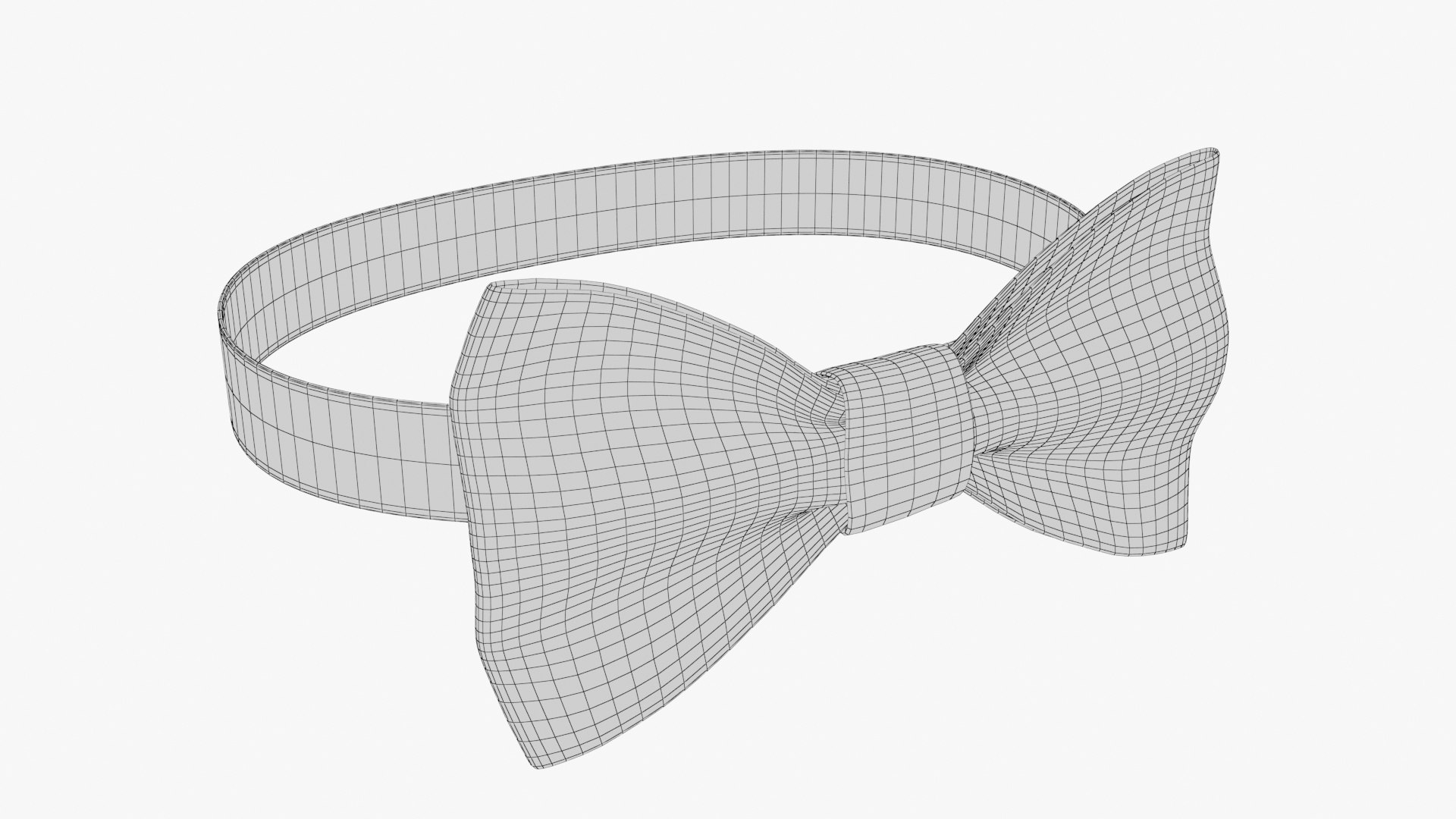 3D Realistic Bow Tie 02 Model - TurboSquid 1530039