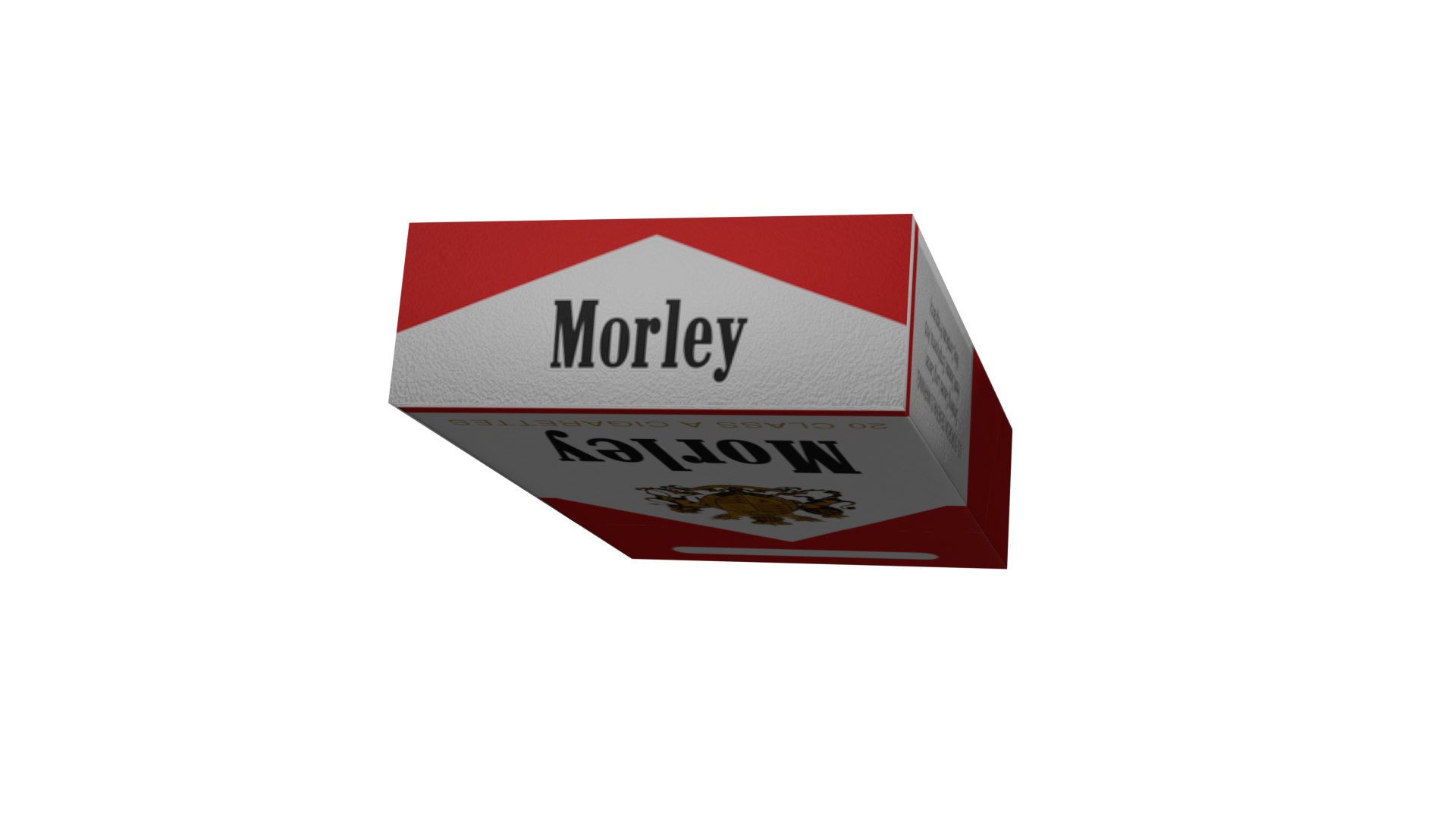 Free 3D Morley Cigarettes Pack Model - TurboSquid 1981546