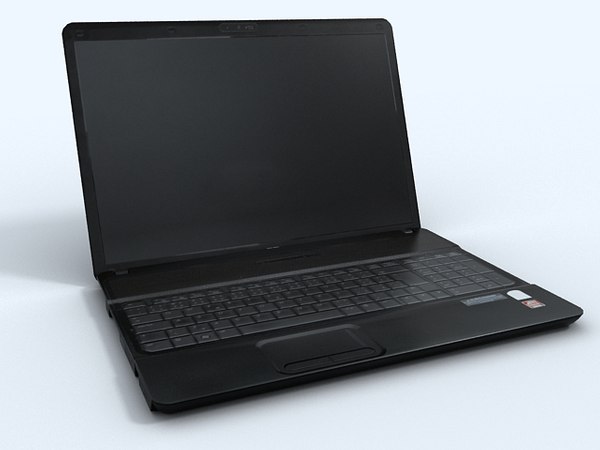 3d model of hp notebook hawlett packard