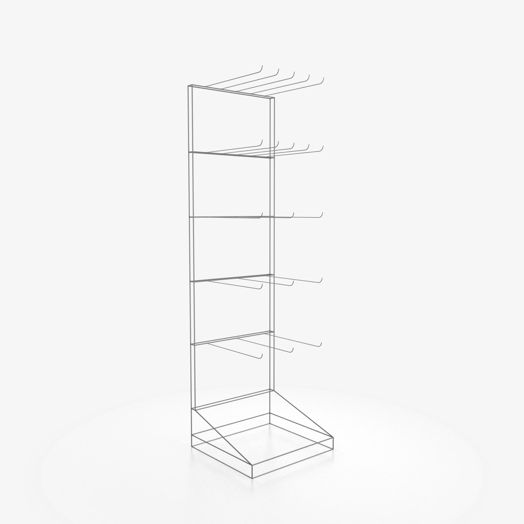 Display Rack Model - TurboSquid 1361645
