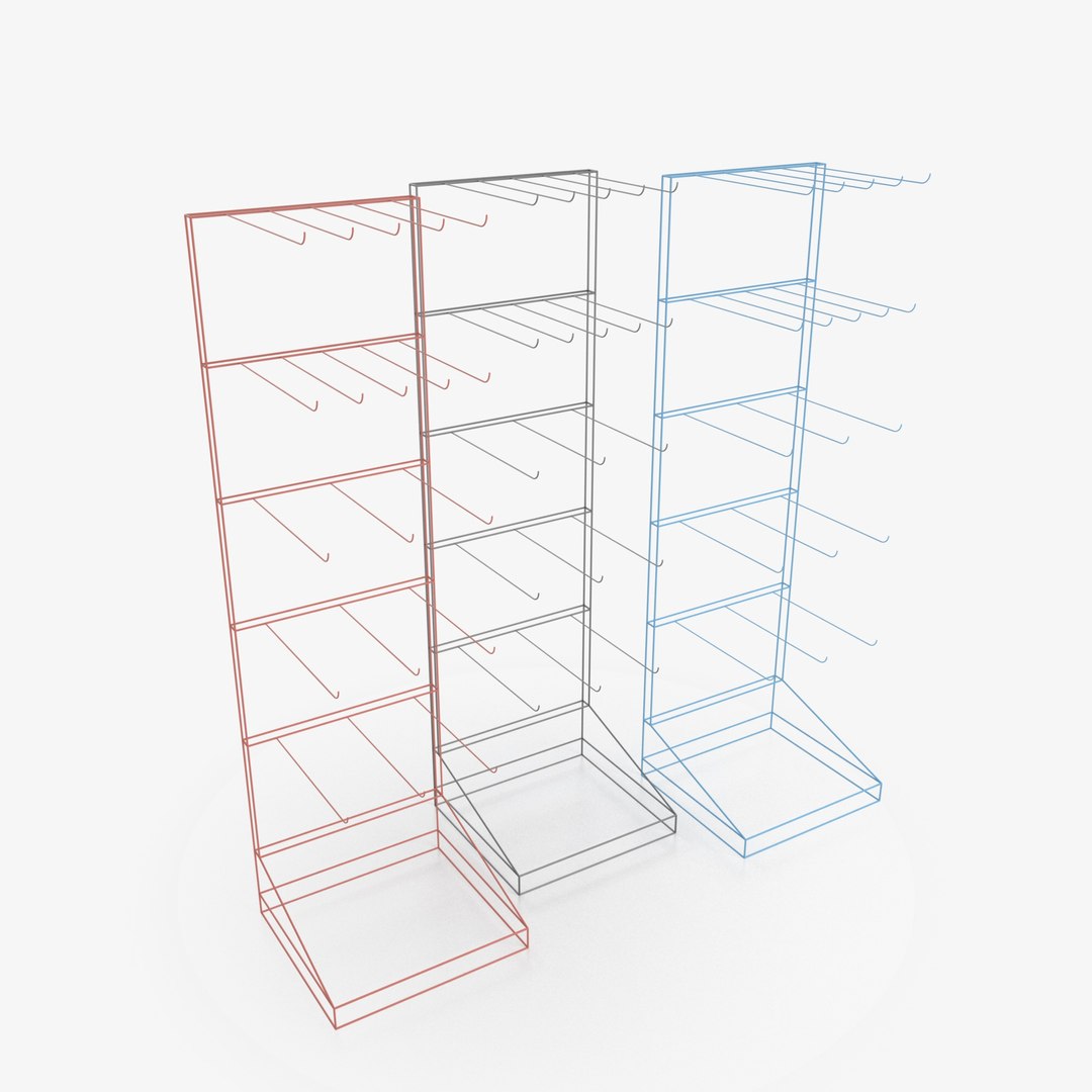 Display Rack Model - TurboSquid 1361645