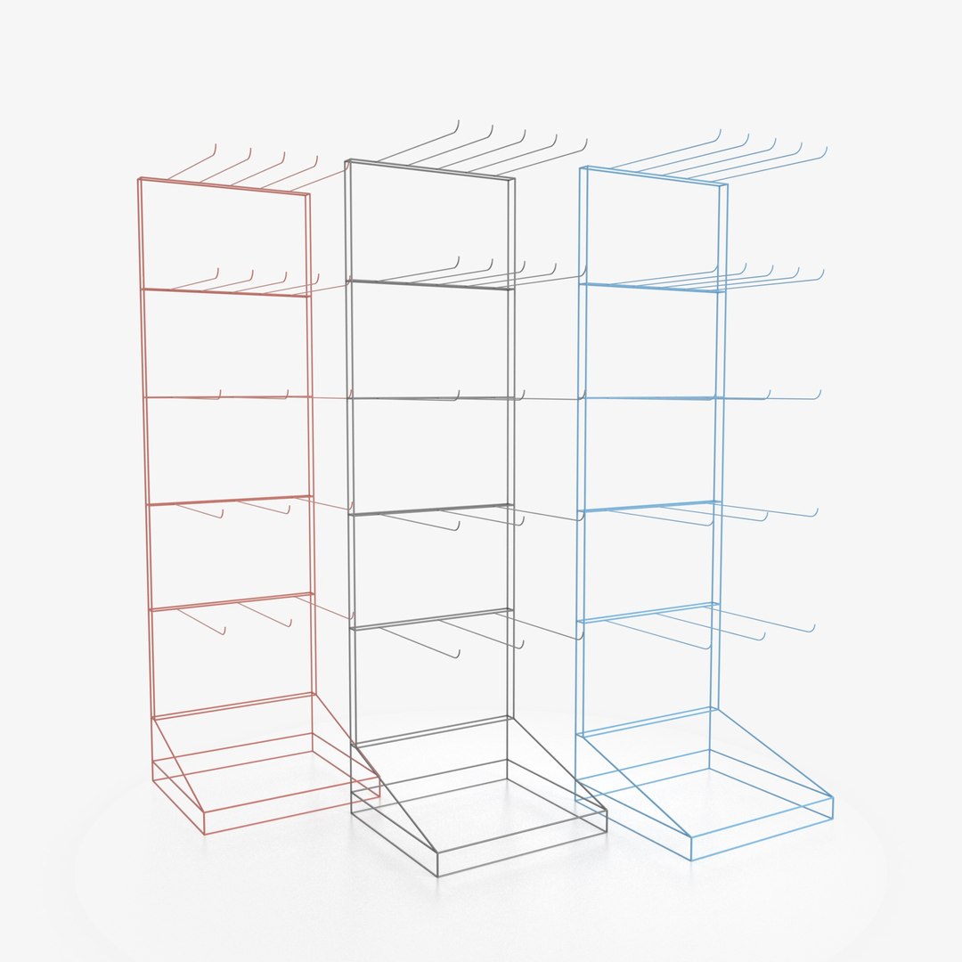 Display Rack Model - TurboSquid 1361645