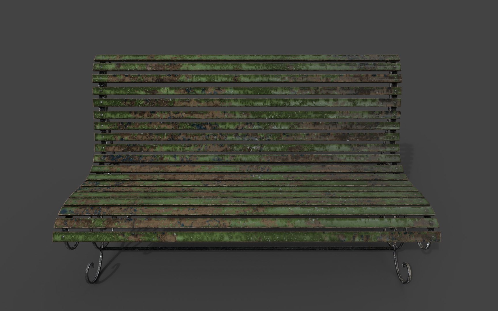 3D Old Bench Model - TurboSquid 1333475