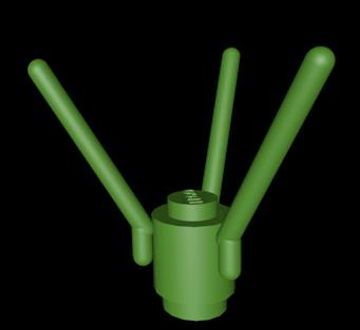 3d Lego Grass Piece