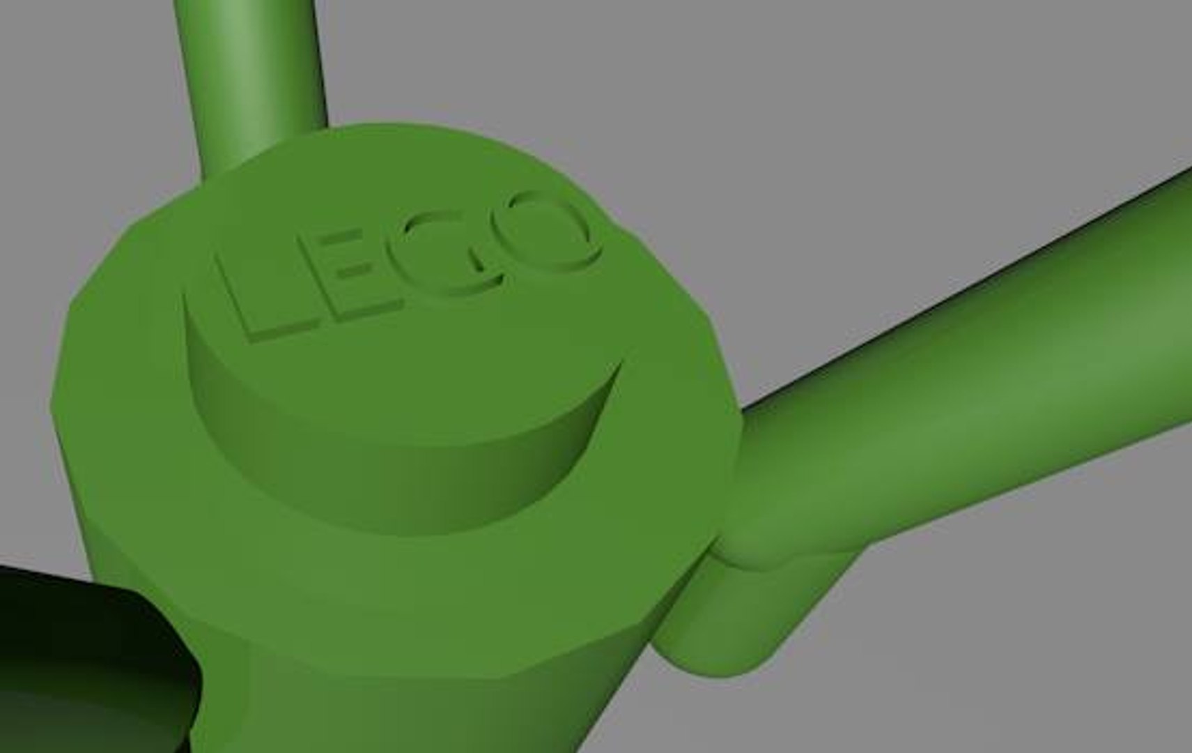 3d Lego Grass Piece