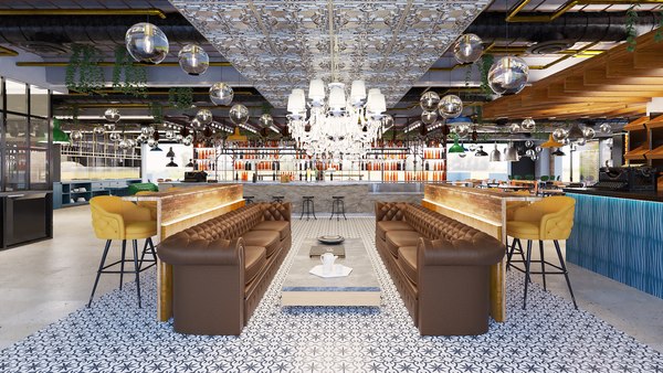 Bar Interior 3D Models for Download | TurboSquid