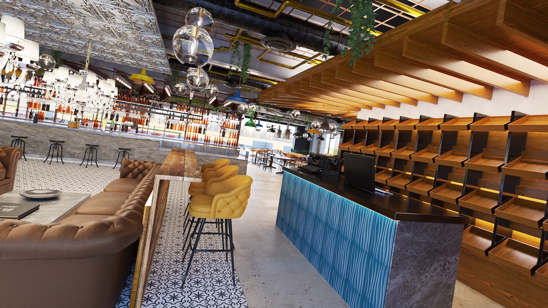 3D Bar Brewery - TurboSquid 1847323