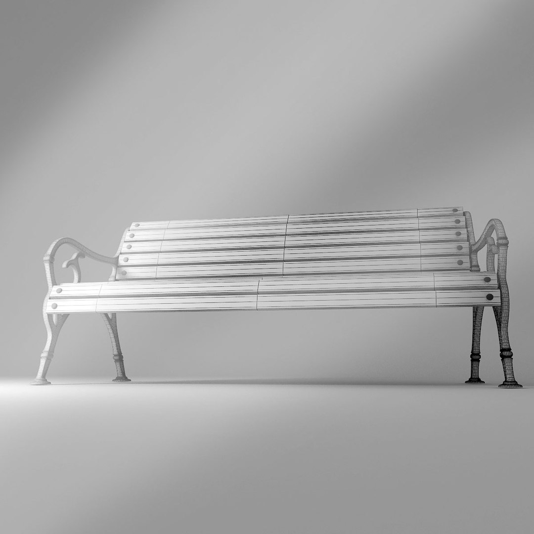 3D bench model - TurboSquid 693464