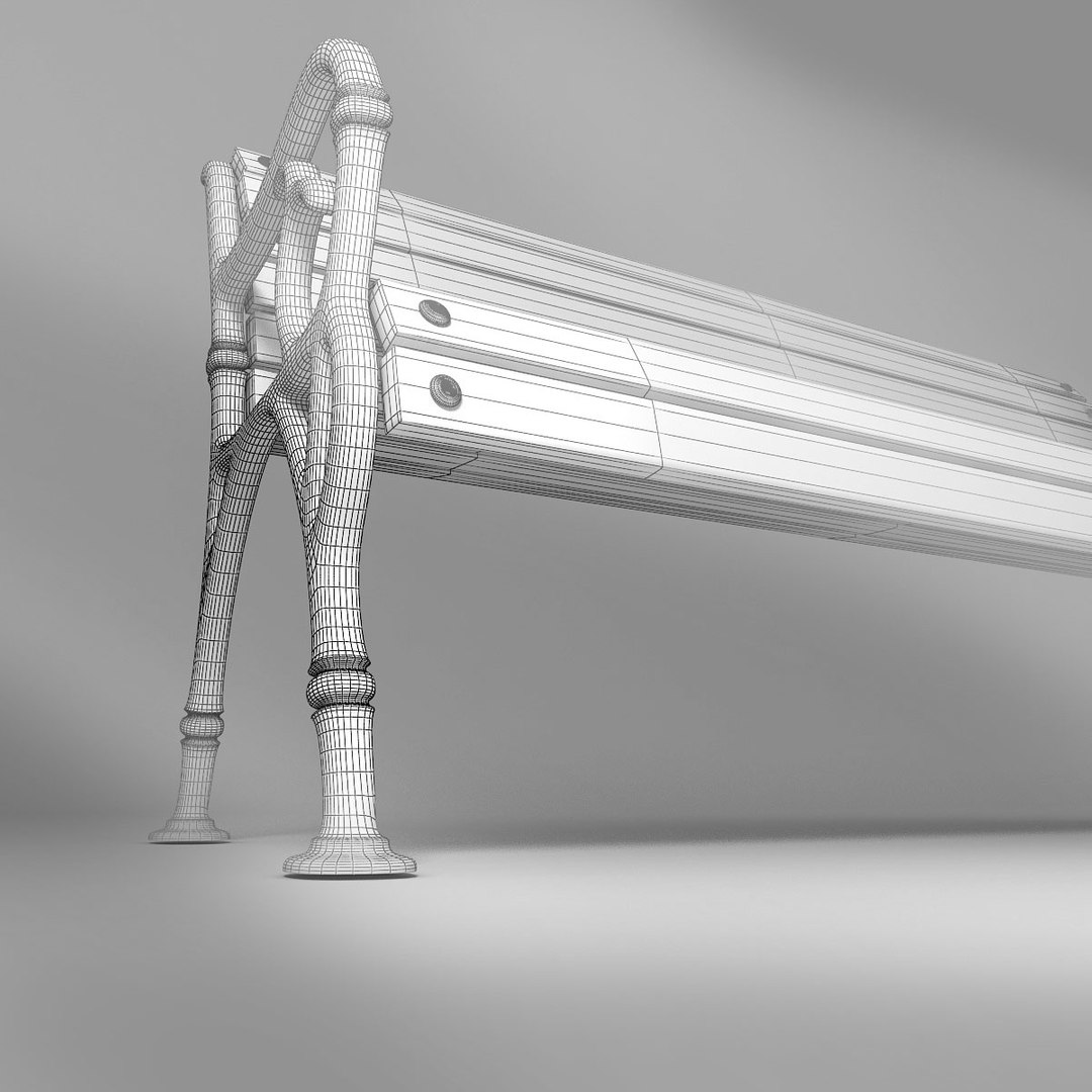 3D bench model - TurboSquid 693464