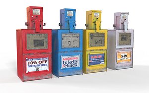 Blender Newspaper Models | TurboSquid