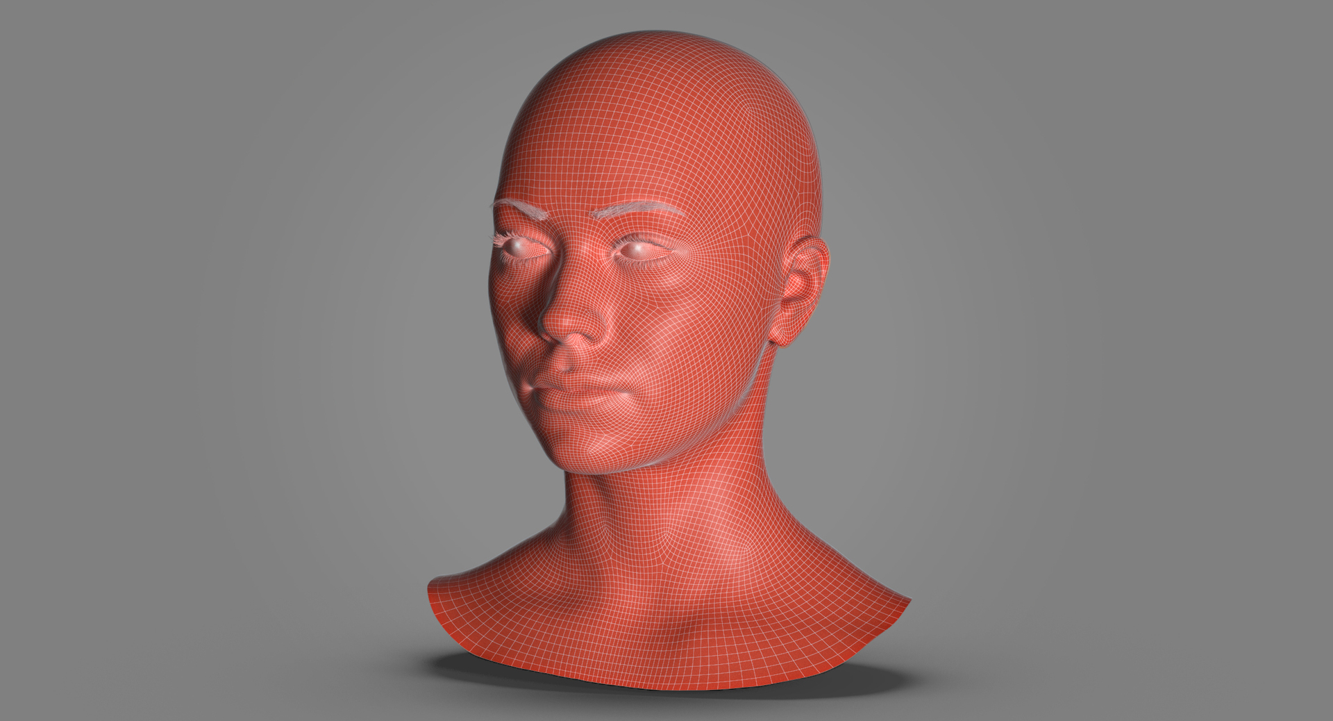 Real pbr freya human head 3D model - TurboSquid 1695919