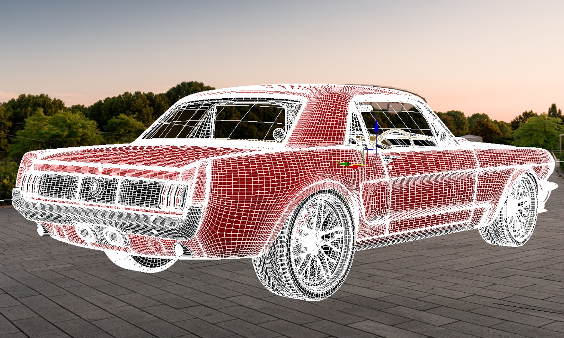 Ford Mustang 1966 Modified 3D Model - TurboSquid 2019232