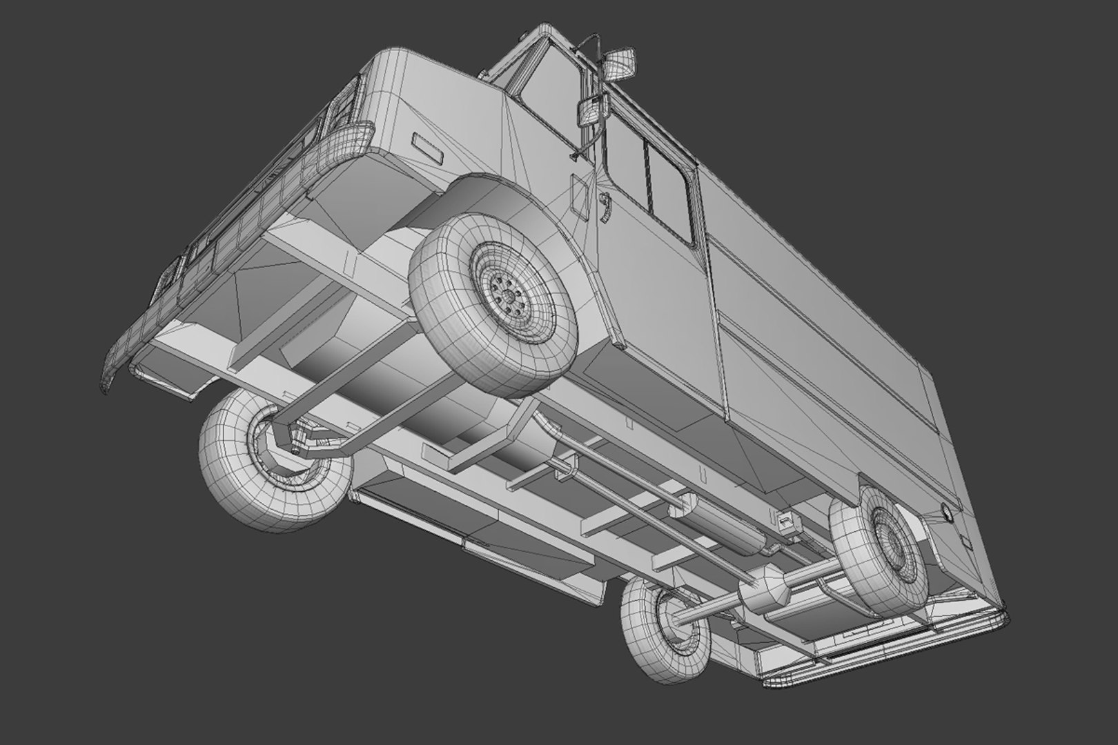 Step Van 3D Model - TurboSquid 1201208