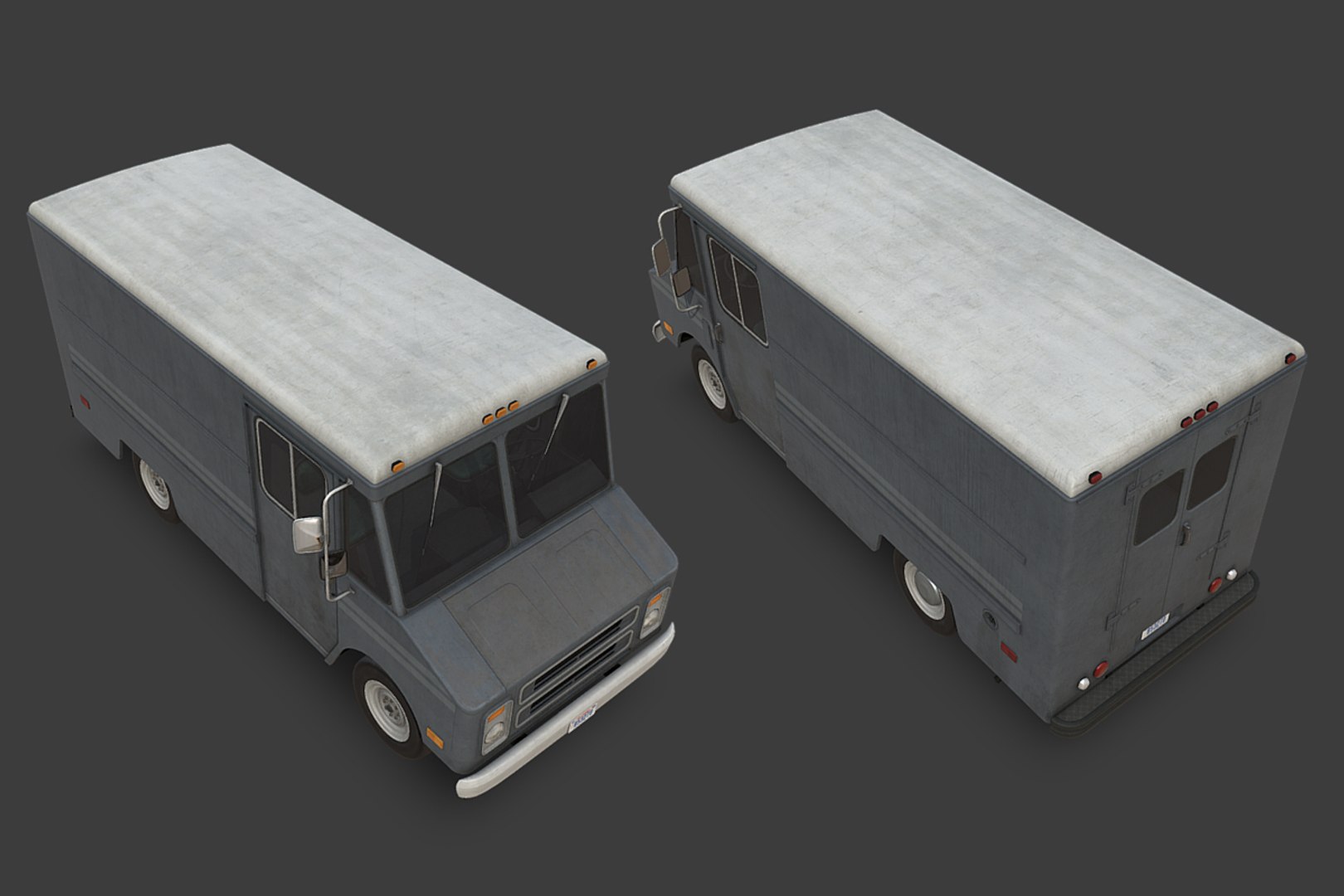 Step Van 3D Model - TurboSquid 1201208